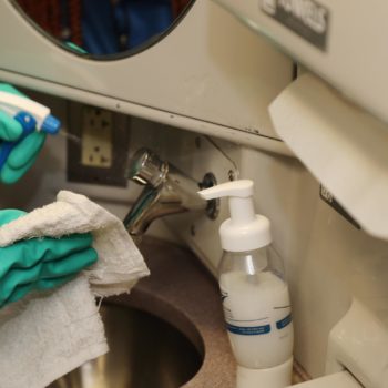 Amtrak Crews Cleaning Trains - Amtrak Media