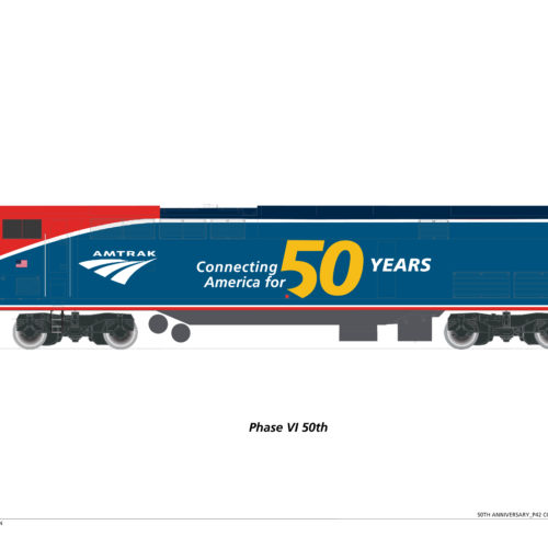50th Anniversary Commemorative Painted Locomotives - Amtrak Media