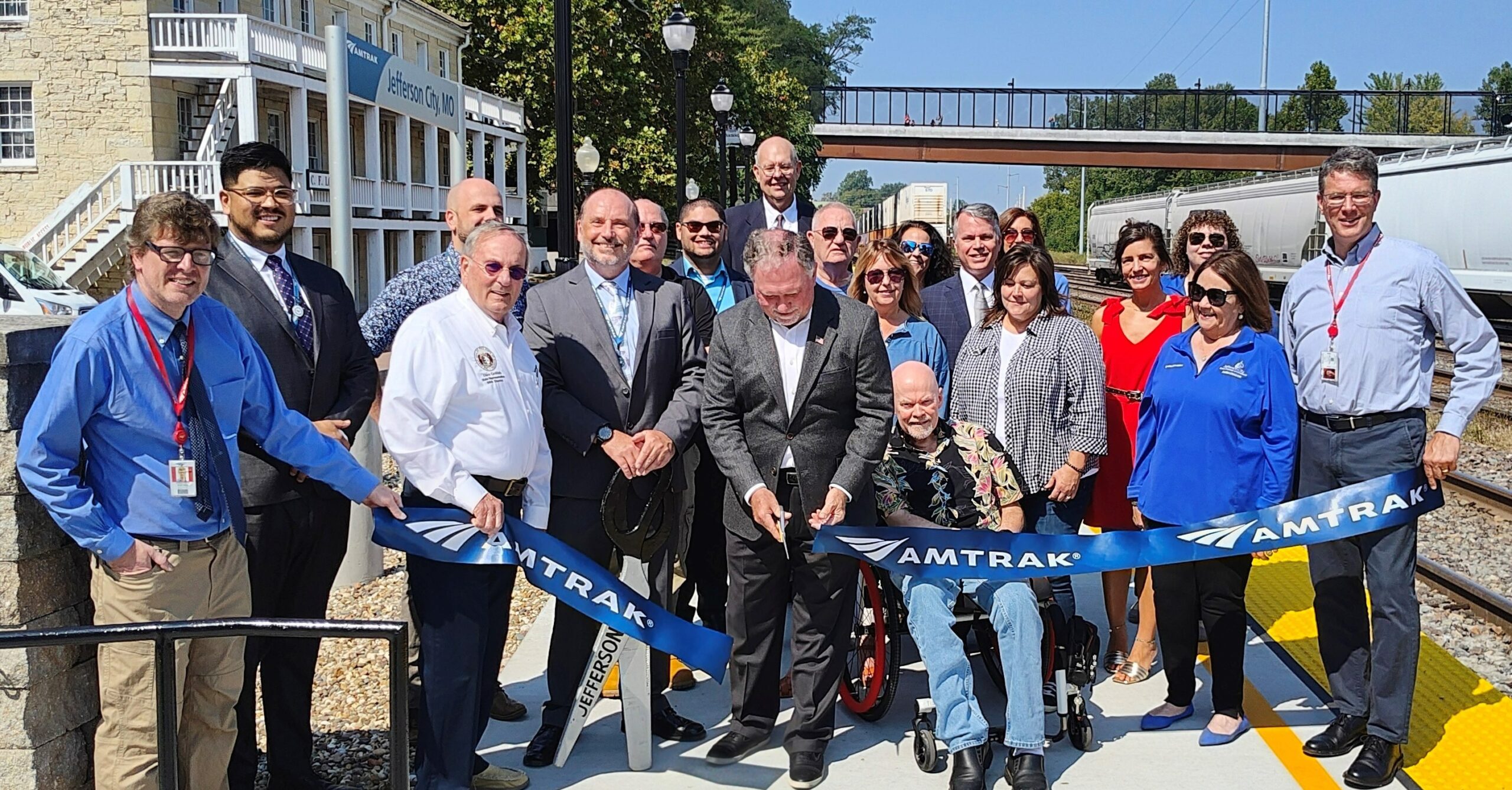 Amtrak Upgrades Celebrated at Jefferson City Station - Amtrak Media