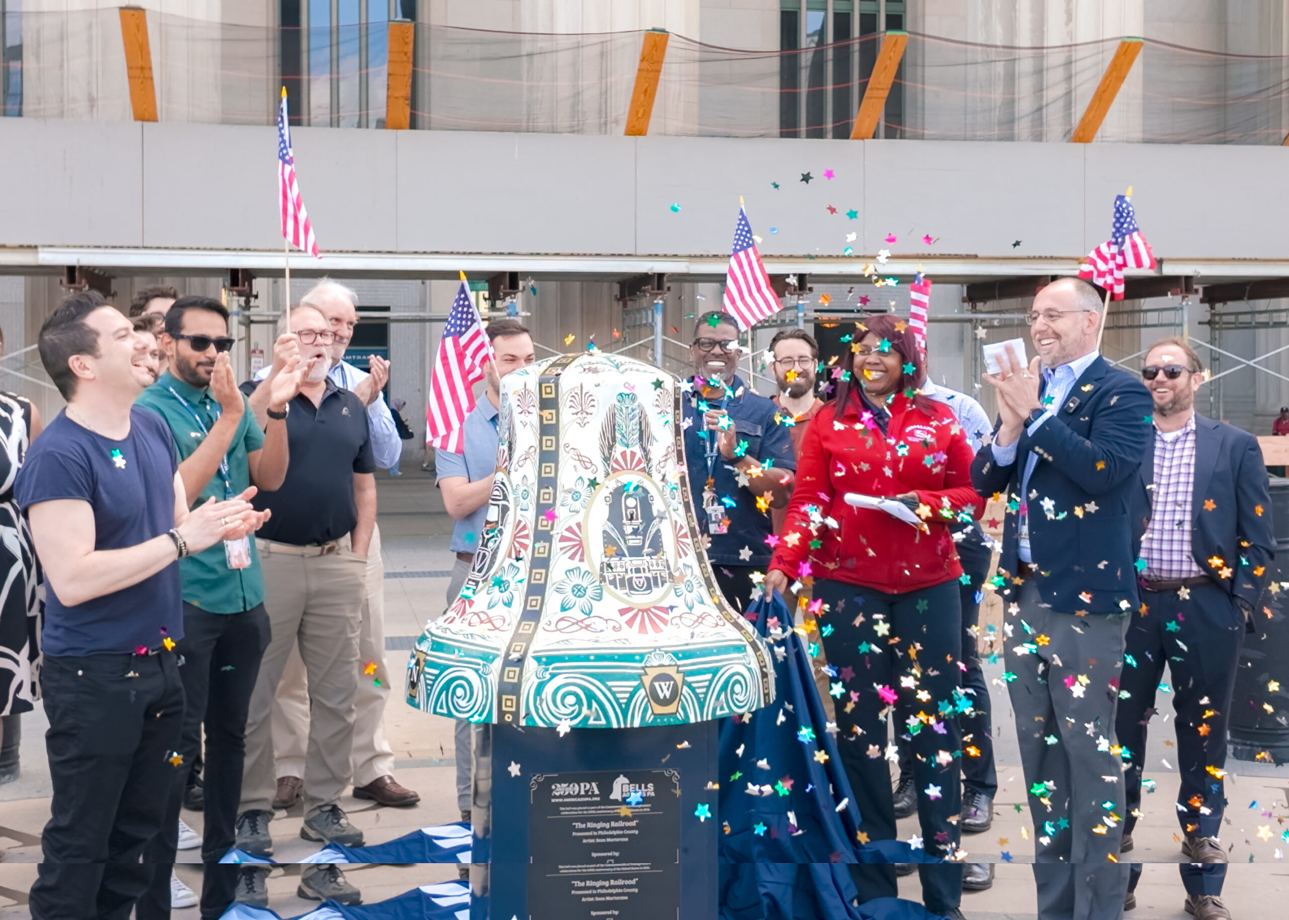 Amtrak Unveils Replica Liberty Bell at Philadelphia’s Gray 30th Street ...